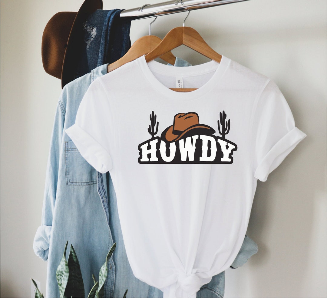 Howdy Hat Shirt Cowboy Hat Aggie Gifts Texas Aggies Shirt - Etsy
