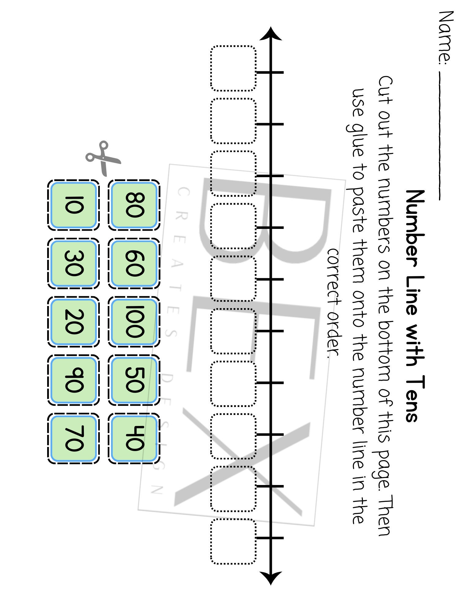 Learn to Count to 100-kindergarten/first Grade Math - Etsy