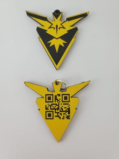 Pokemon GO! Friendship Badge With Customizable QR Code - Etsy