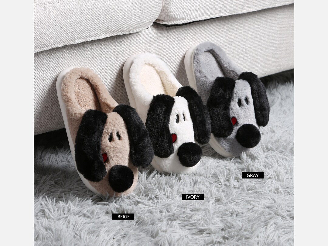 Apricusnew IN 3 Colors Dog Luxury Soft Cozy Women Winter Slip-on ...
