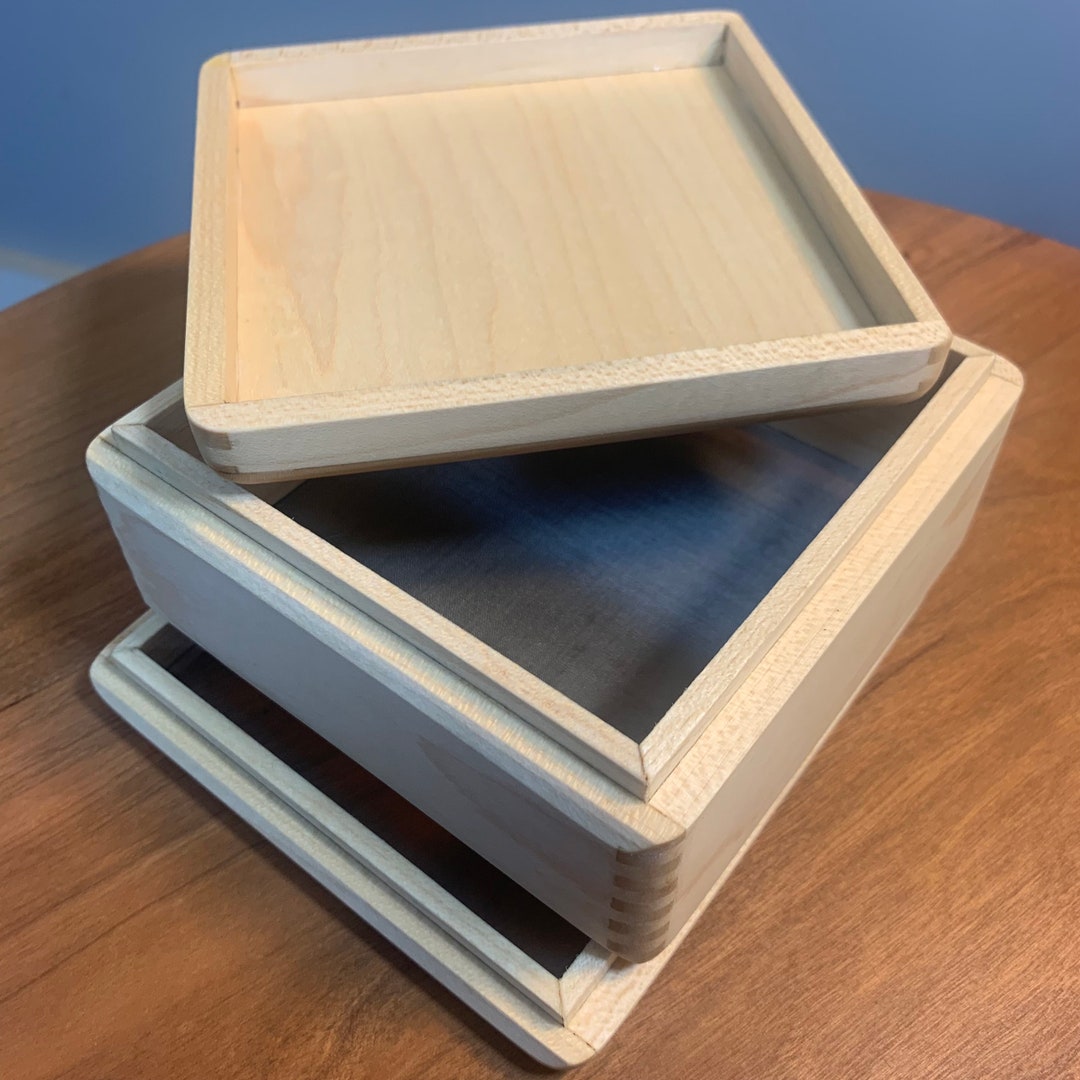 Kief Box Clear Glass Tiered Sifting Kief Box for Herbs & Cannabis ...