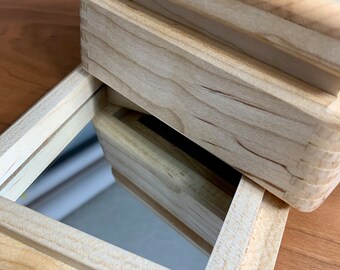 Cherrywood Grain-wrap Sifting Kief Box for Herbs & Cannabis / Oiled ...