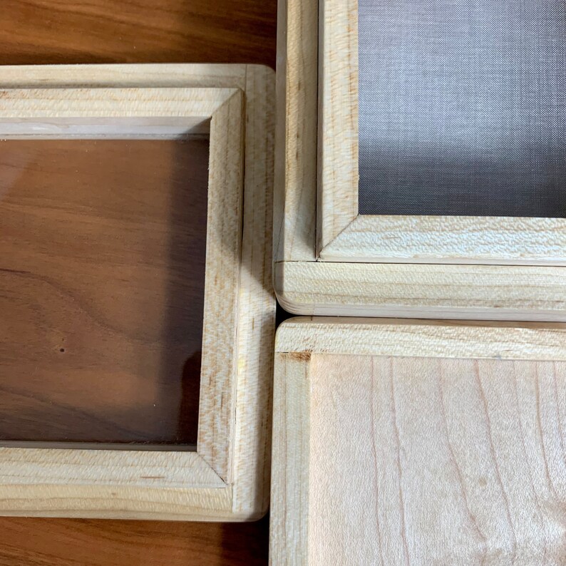 Maple Stacking / Sifting Kief Pollen Box / Clear Glass / 120 Micron ...