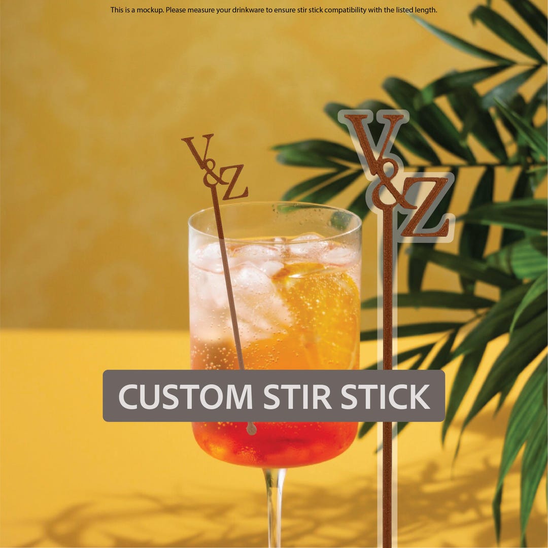 Custom Drink Stirrers Custom Cocktail Stir Sticks for Weddings Parties ...