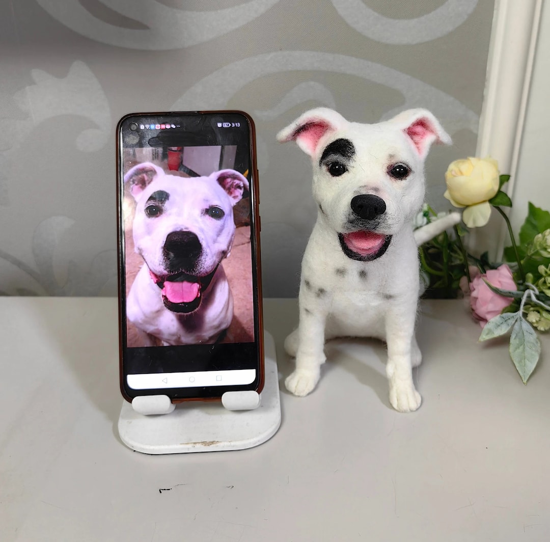 Custom Dog Replica Pet Felt Plush Personalized Wool Pet Sculpture Pet ...