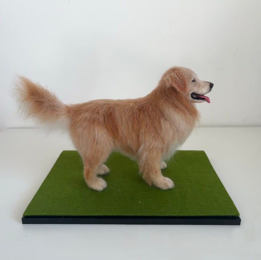 CUSTOM Dog Replica | Pet Felt Plush | Personalized Wool Pet Sculpture ...
