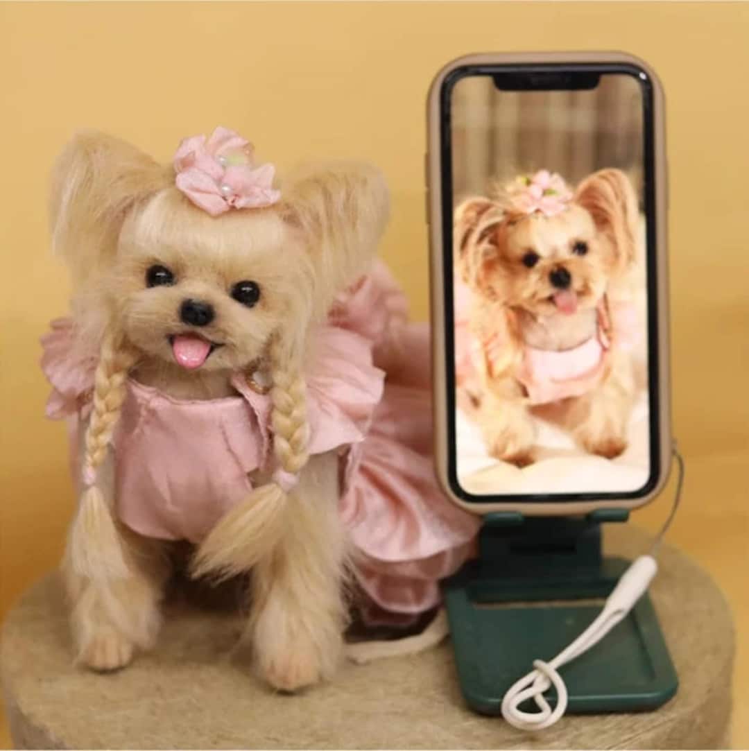 Custom Dog Replica Pet Felt Plush Personalized Wool Pet Sculpture Pet ...