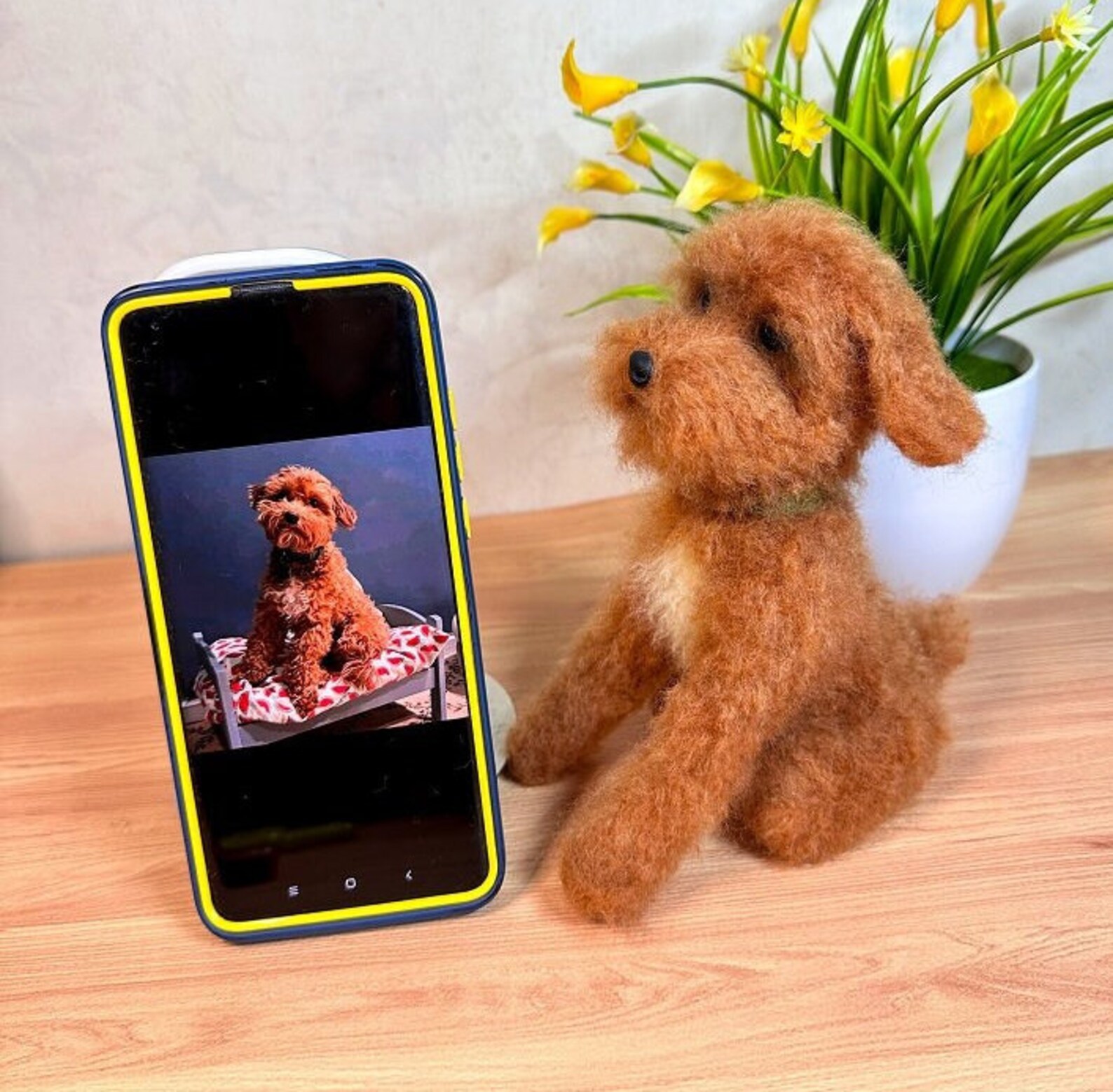 CUSTOM Dog Replica | Pet Felt Plush | Personalized Wool Pet Sculpture ...