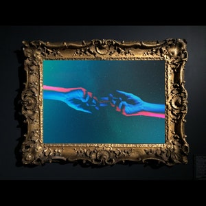 Touching Hands Dreamscape Abstract Digital Download 4424 X 3539 Canon 5 ...
