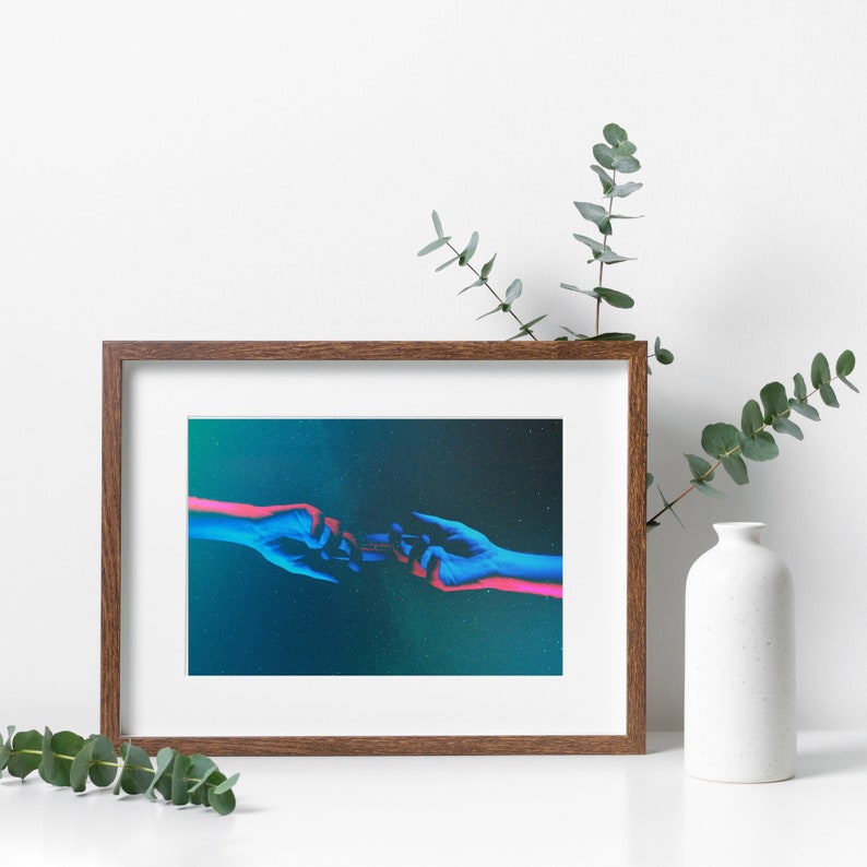 Touching Hands Dreamscape Abstract Digital Download 4424 X 3539 Canon 5 ...