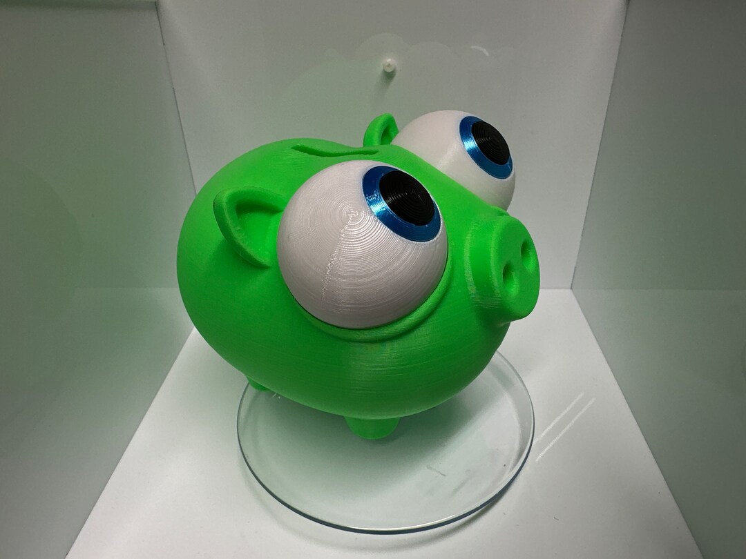 3D Printed Piggy Bank - Etsy