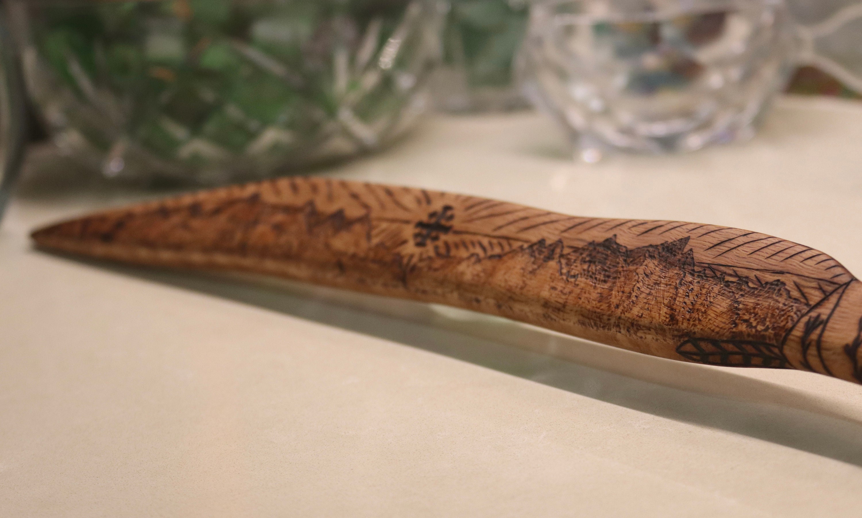 Wooden Sword Mountain+cross Design (20 In.) - Etsy