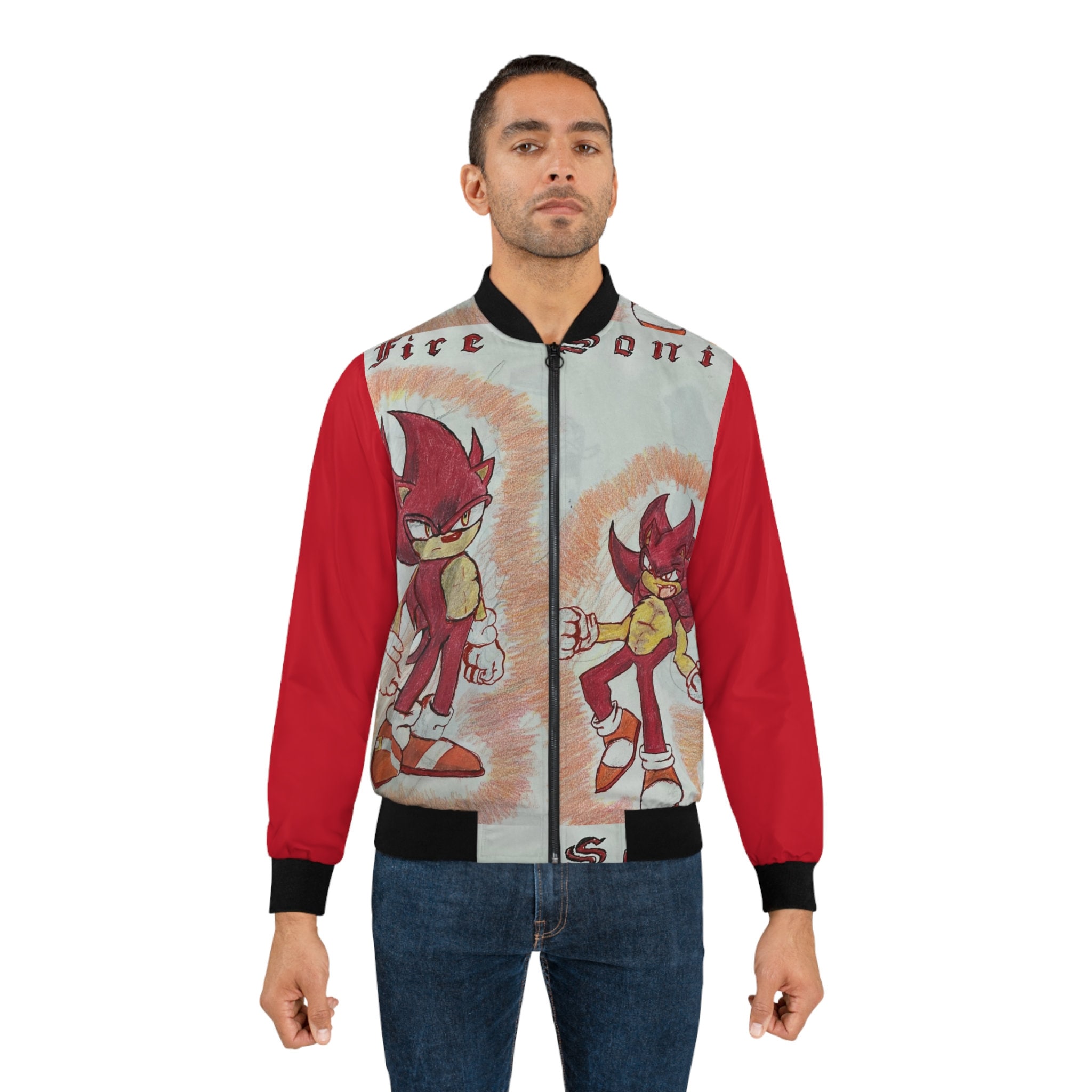 Fire Sonic Men's Bomber Jacket sold by Rachidatou Sofiani | SKU ...
