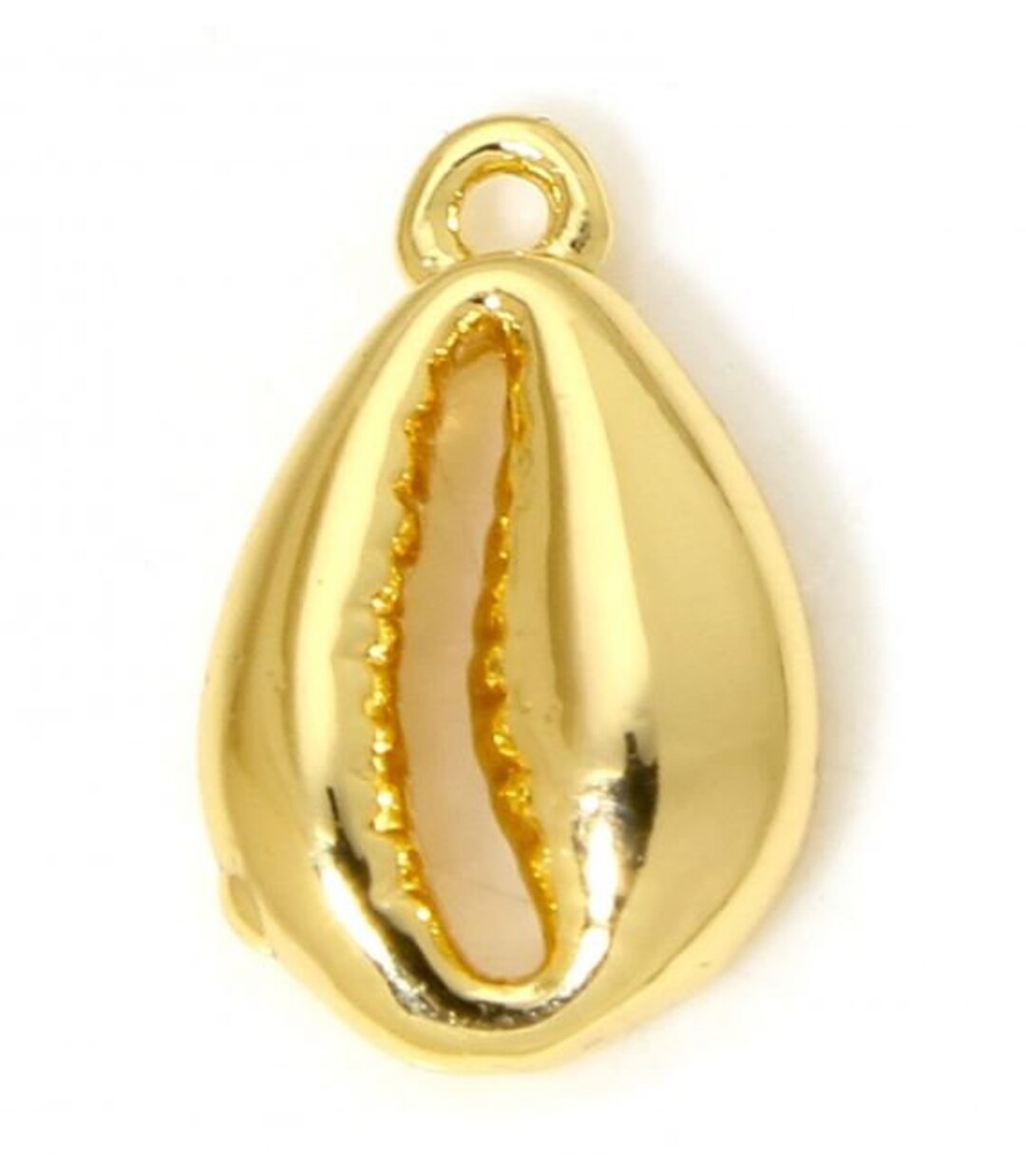 18K Gold Shell Summertime Beach Charm // 18K Gold Shell Summertime ...