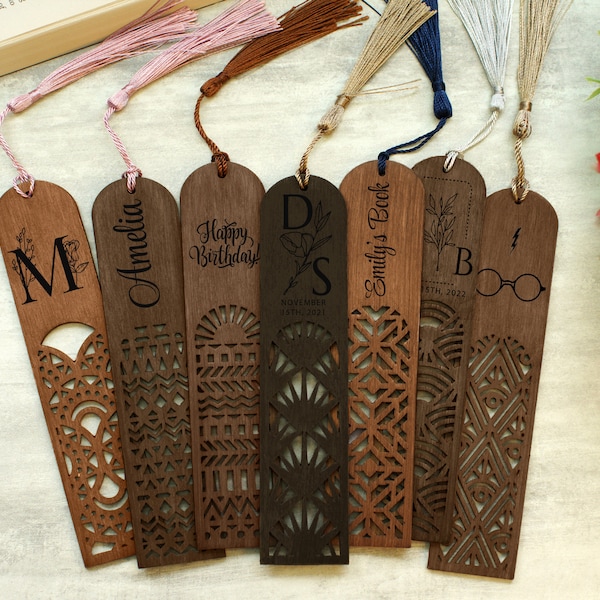 Wood Bookmark - Etsy