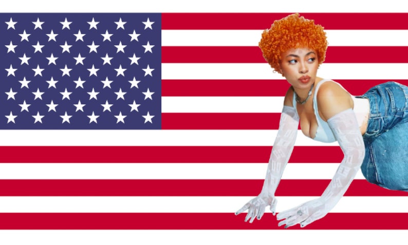 Ice Spice American Flag DIGITAL DOWNLOAD - Etsy