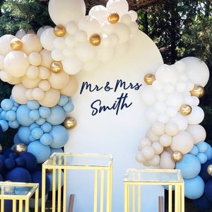 Personalized Backdrop Name Sign, Name Sign for First Birthday Party ...