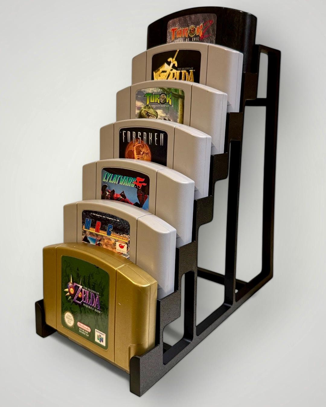 N64-XL / Display Stands 3D Printed for up to 7 Cartridge gd-nr-070 - Etsy