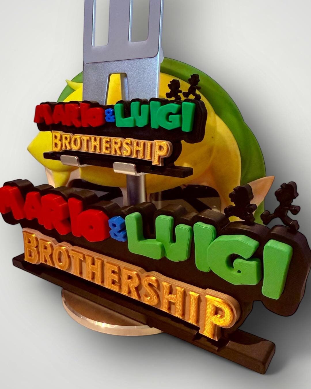 Mario&luigi Brotherhood Display Logo - Etsy UK