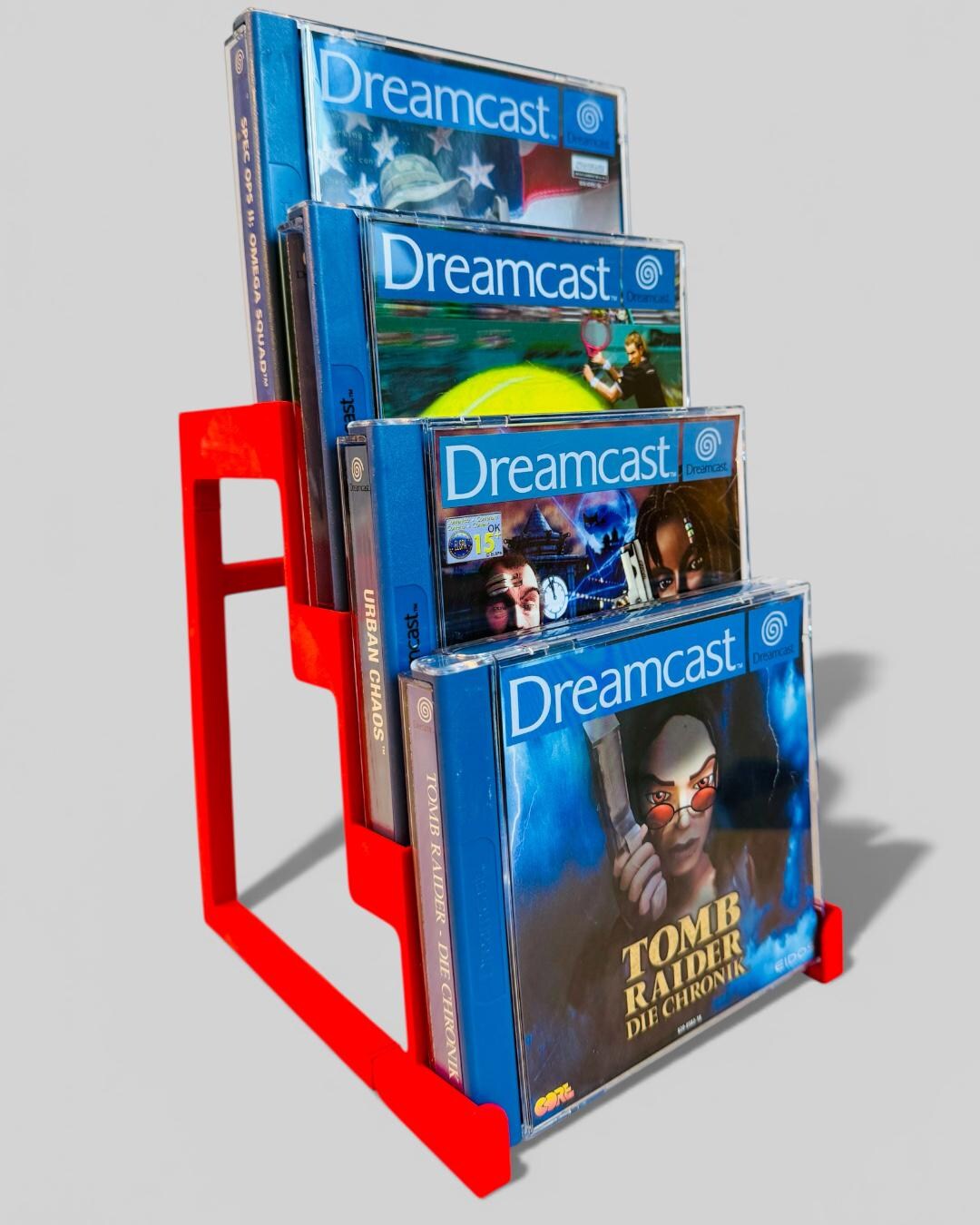 Dreamcast Original Packaging Stand / Display Stand - for up to 4 SEGA ...