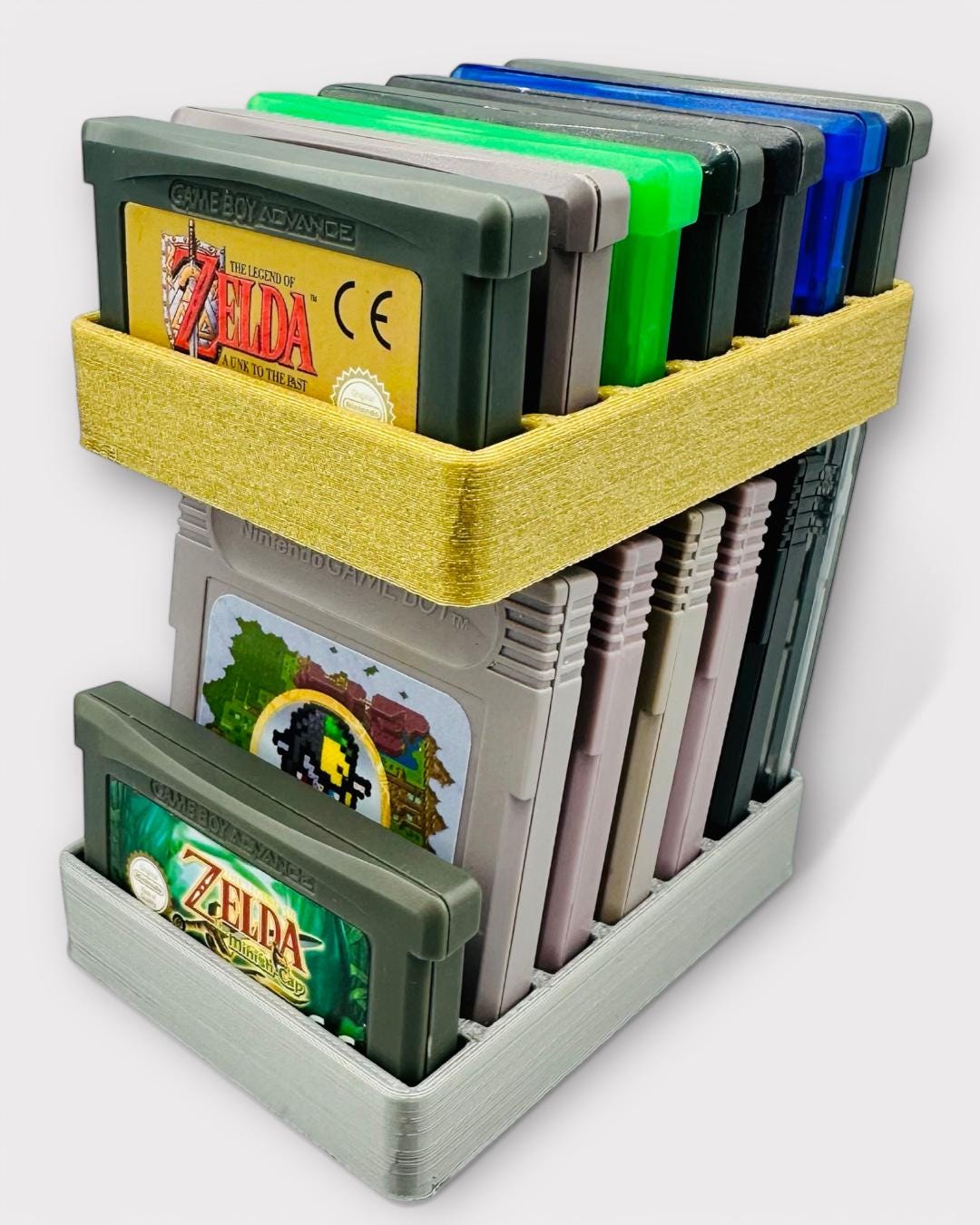 Gameboy/ Color/ Advance Display Stand/ Stand- 3D Printed for 7 Games ...