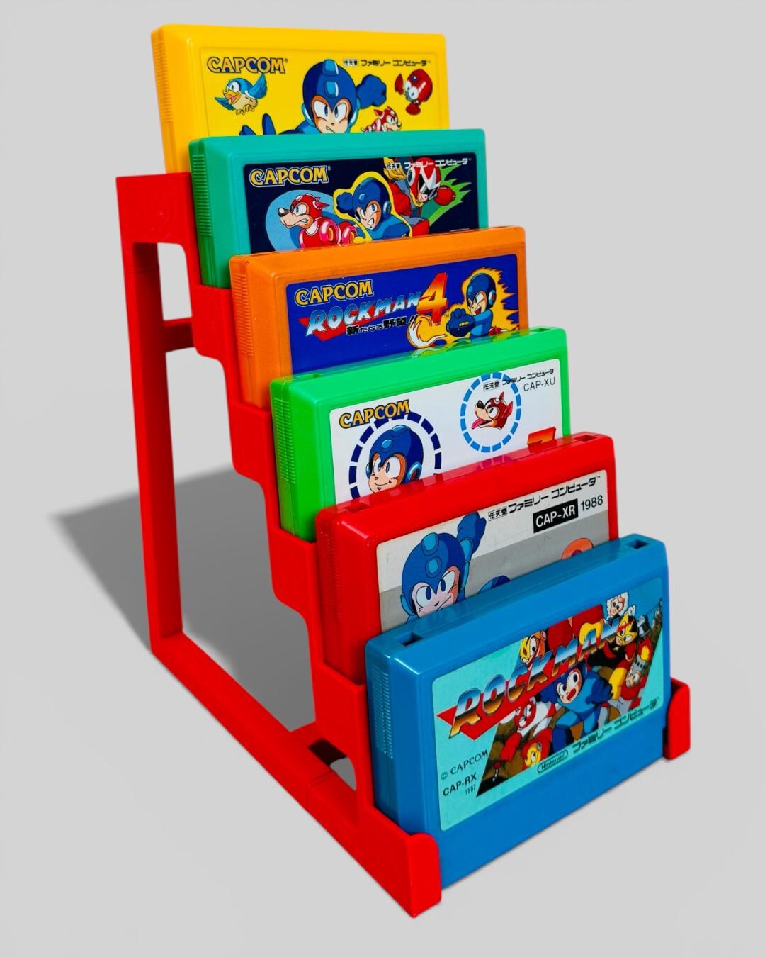 Famicom Stand / Game Holder Display Stand for 6 NES Famicom / Modules ...