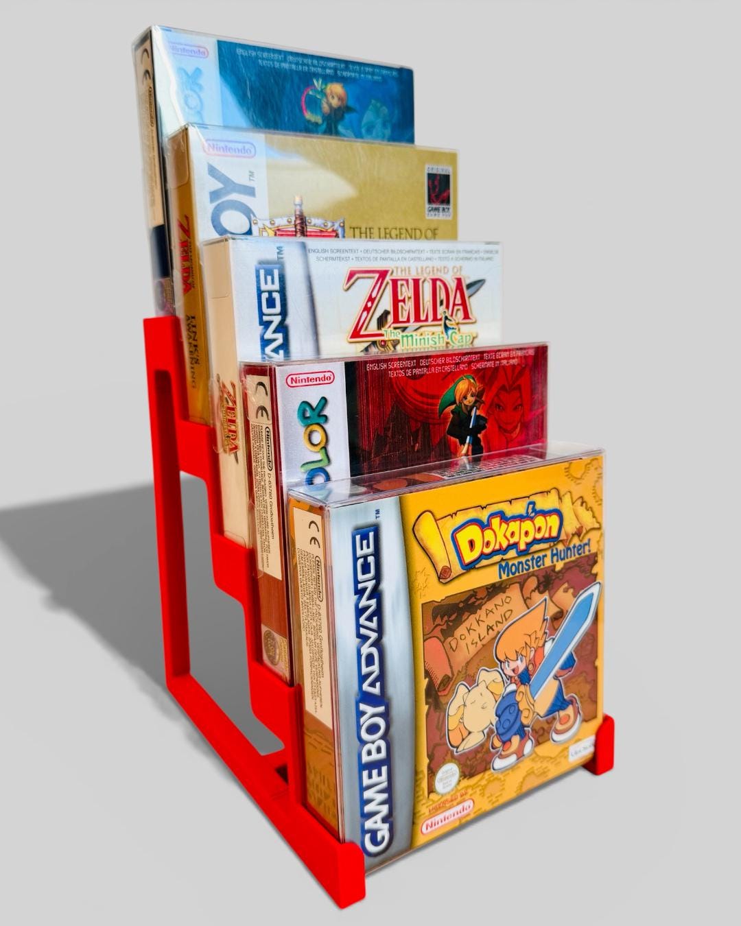 Gameboy/advance/color Original Packaging Stand / Game Holder / Display ...