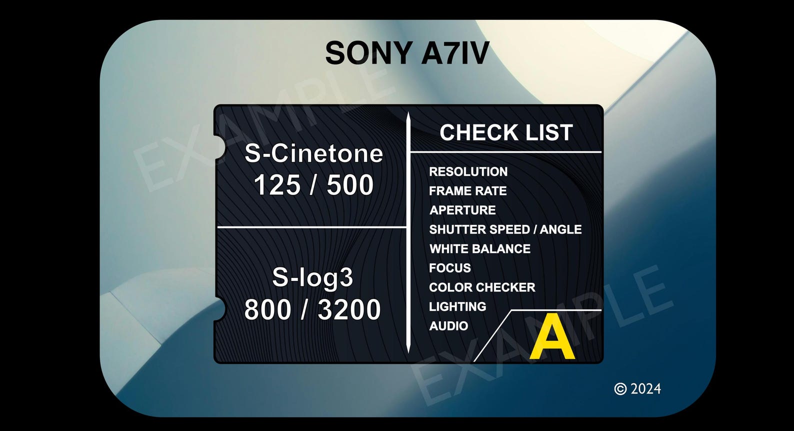 Sony A7IV Camera // Cheat Sheet Check List Sticker - Etsy