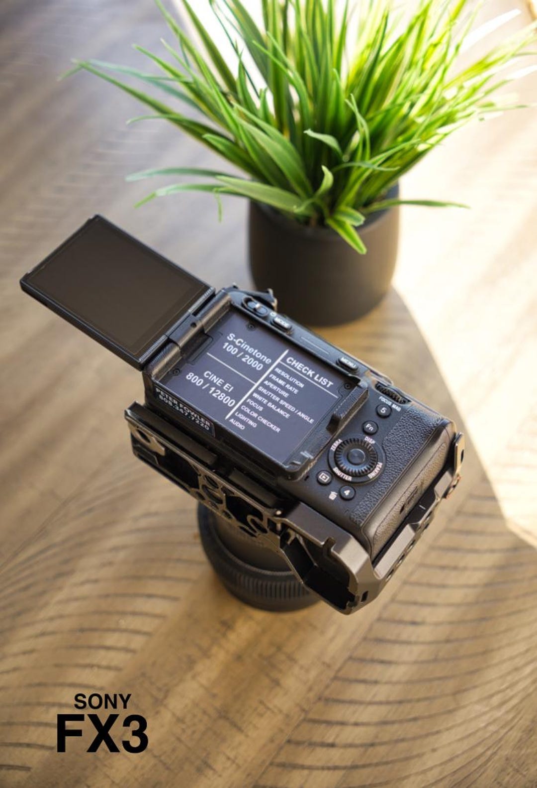 Sony FX3 Camera // Cheat Sheet Check List Sticker - Etsy