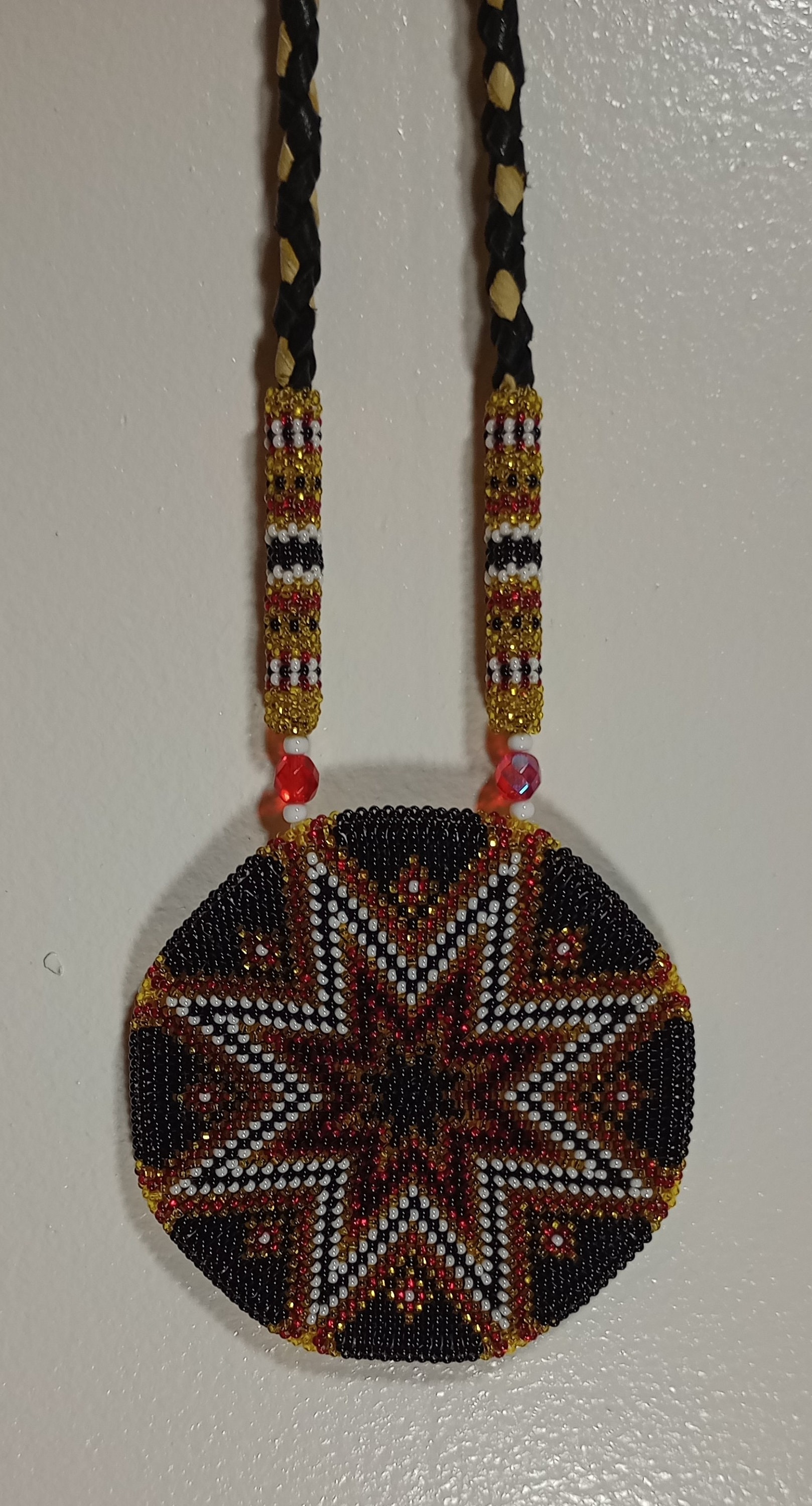 Native American Beaded Medallion - Etsy