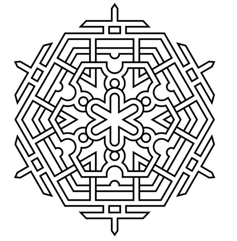 200 Mandala Coloring Pages - Etsy
