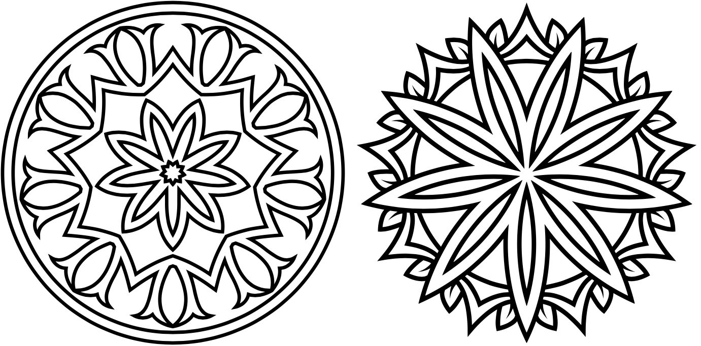200 Mandala Coloring Pages - Etsy