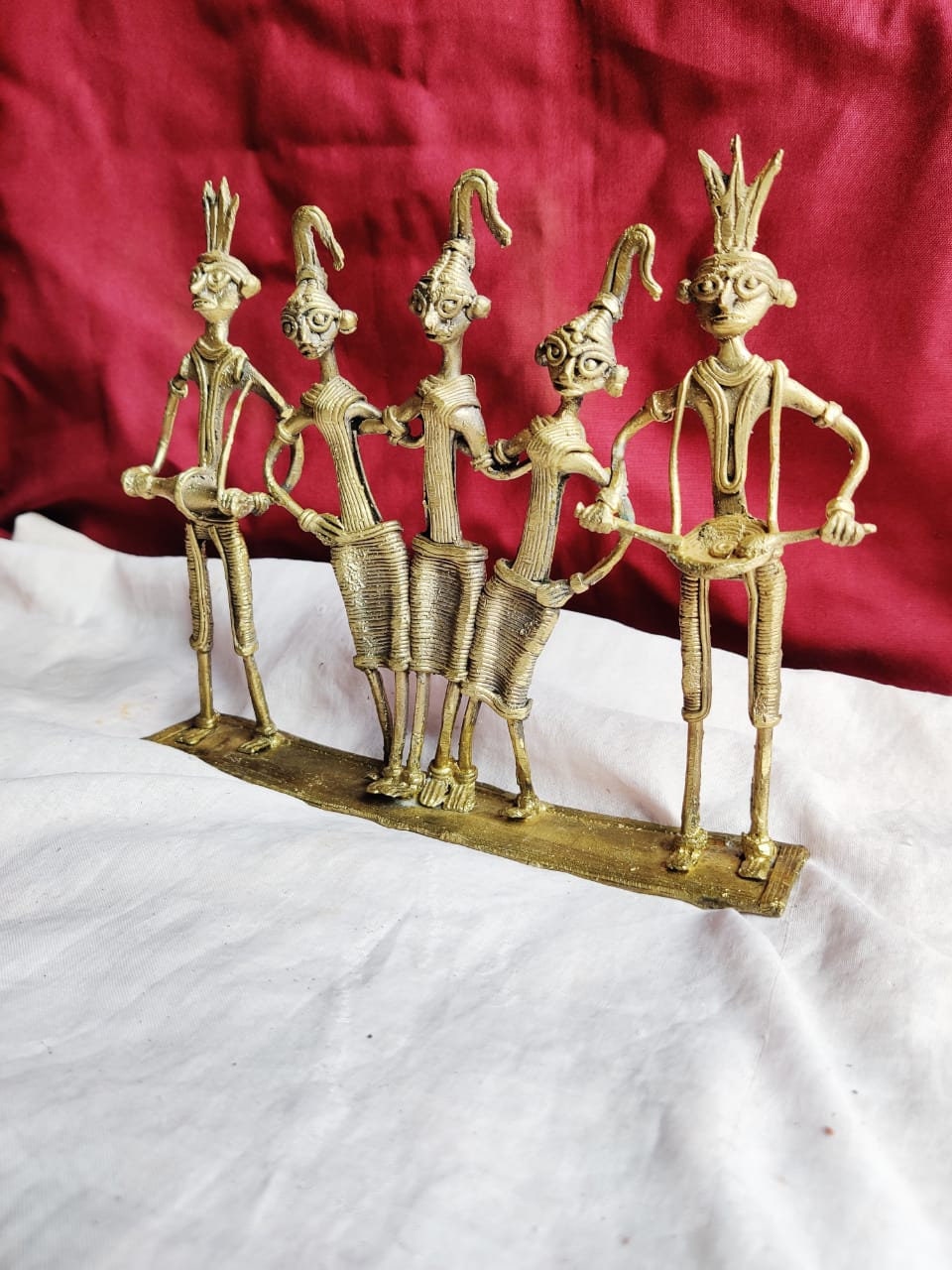 Handmade Exclusive Design Indian Tradition Dokra Art for Showpiece of ...