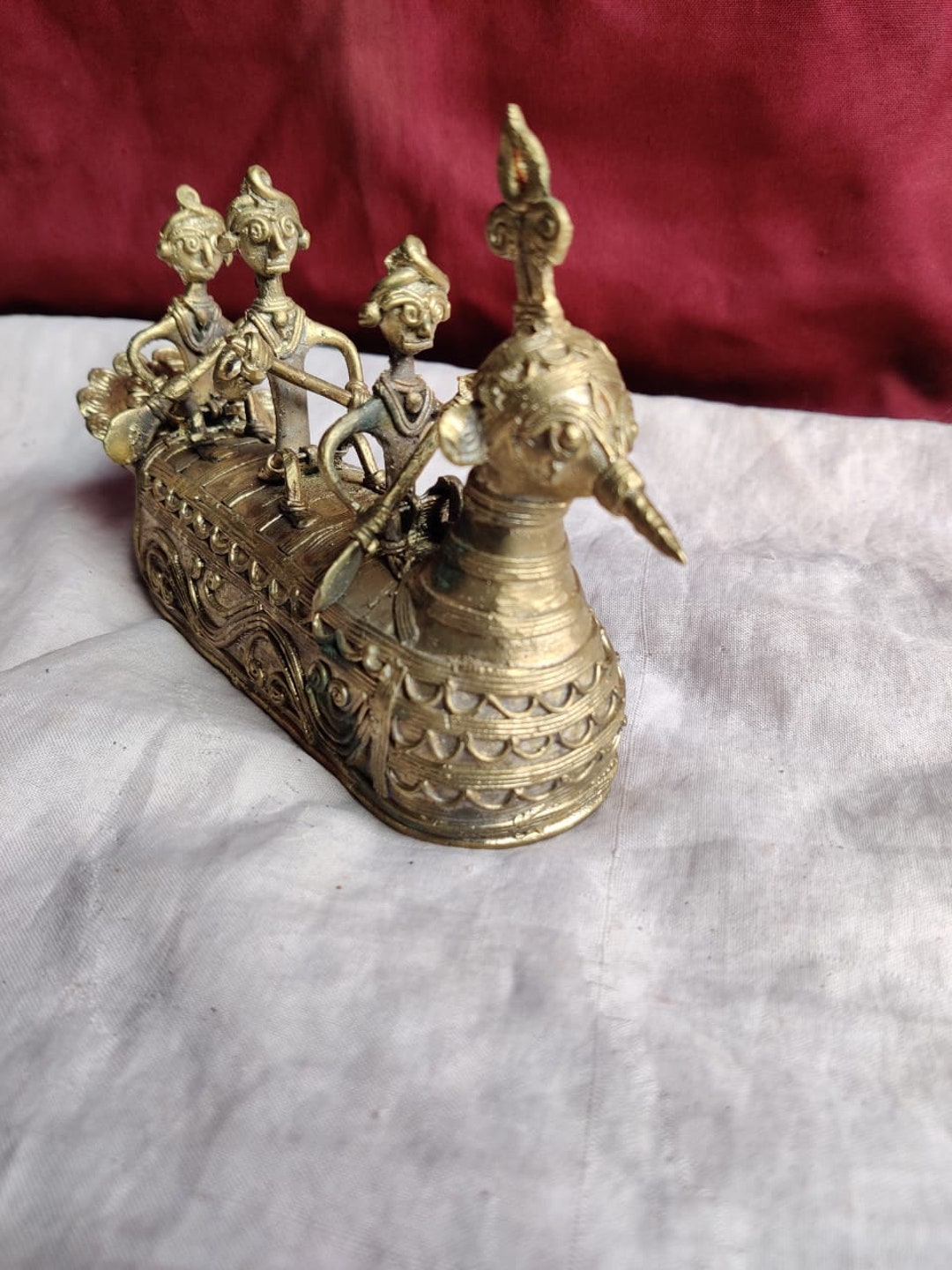 Handmade Exclusive Design Indian Tradition Dokra Art for Showpiece of ...