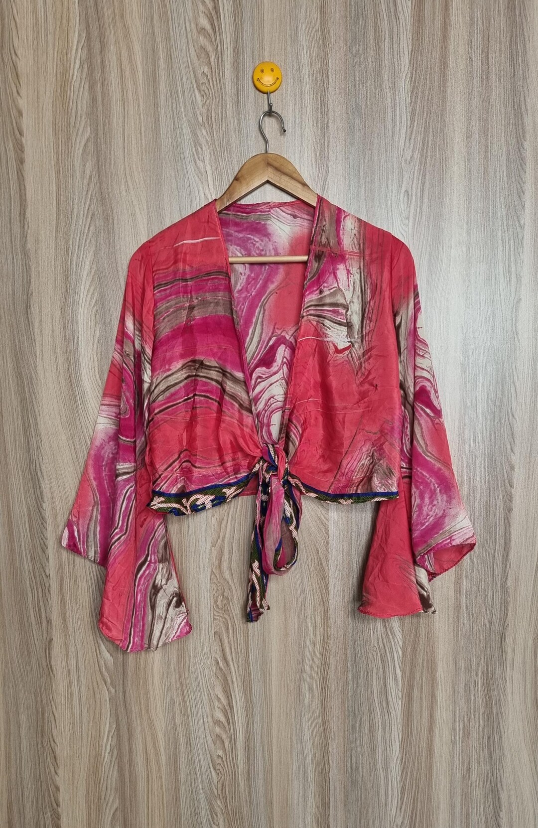 Hippie Crop Top, Vintage Crop Top, Handmade Crop Top, Silk Sari Crop ...