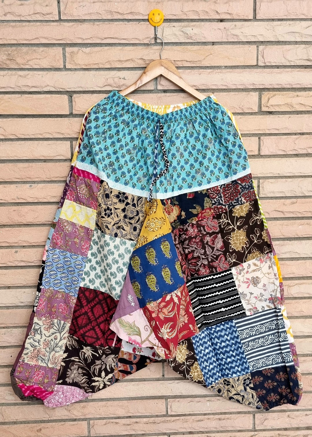 Super Comfy Handmade Patch Work Pants, Harem Yoga Pants, Boho Hippie ...