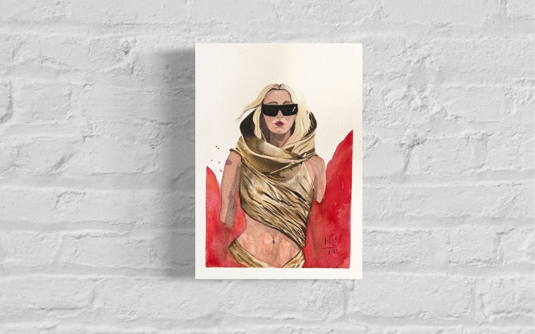 Miley Cyrus “flowers” Watercolor Painting, Original - Etsy