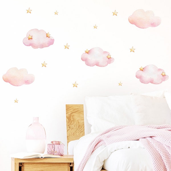 Cloud Wall Decals - Etsy