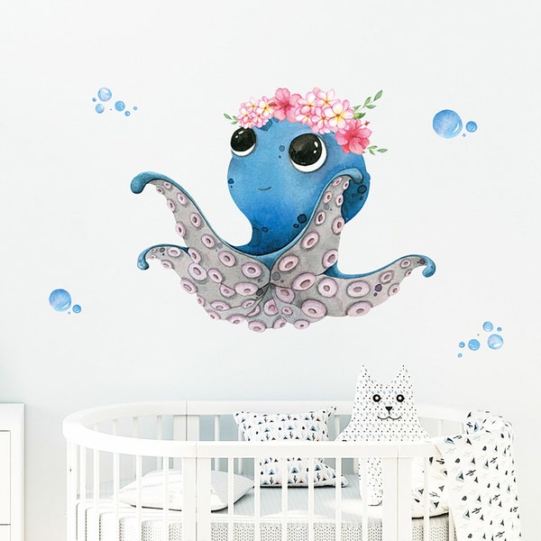 Cartoon Octopus - Etsy