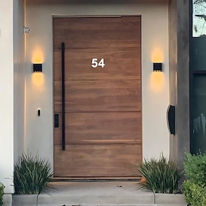 3mm Thick | Personalised Luxury House Number | Custom Acrylic House ...