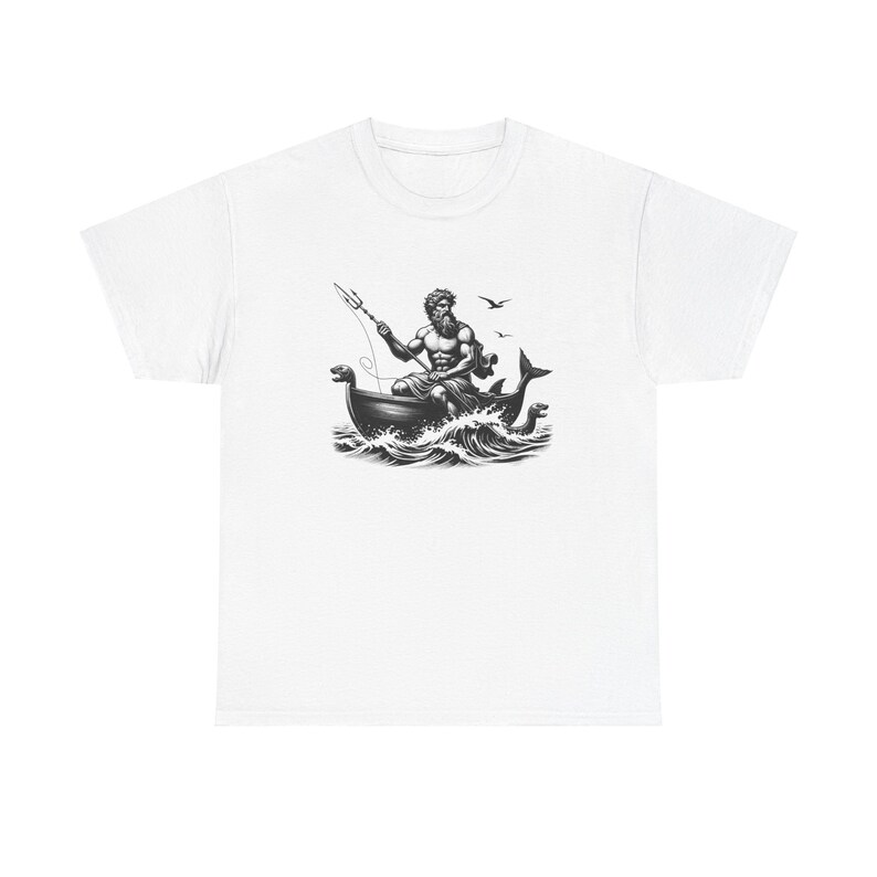 Poseidon Ancient Greek Mythology Mystical Celestial Shirt Academia ...