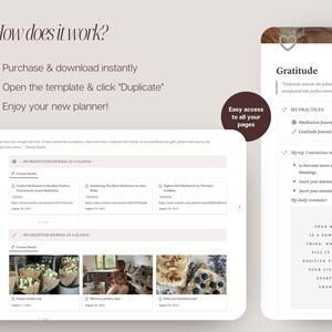 Notion Template Digital Gratitude Journal Notion Dashboard Mindfulness Journal Self Care Planner ...