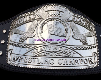 NWA United States World Heavyweight Wrestling Championship Belt 4MM ...