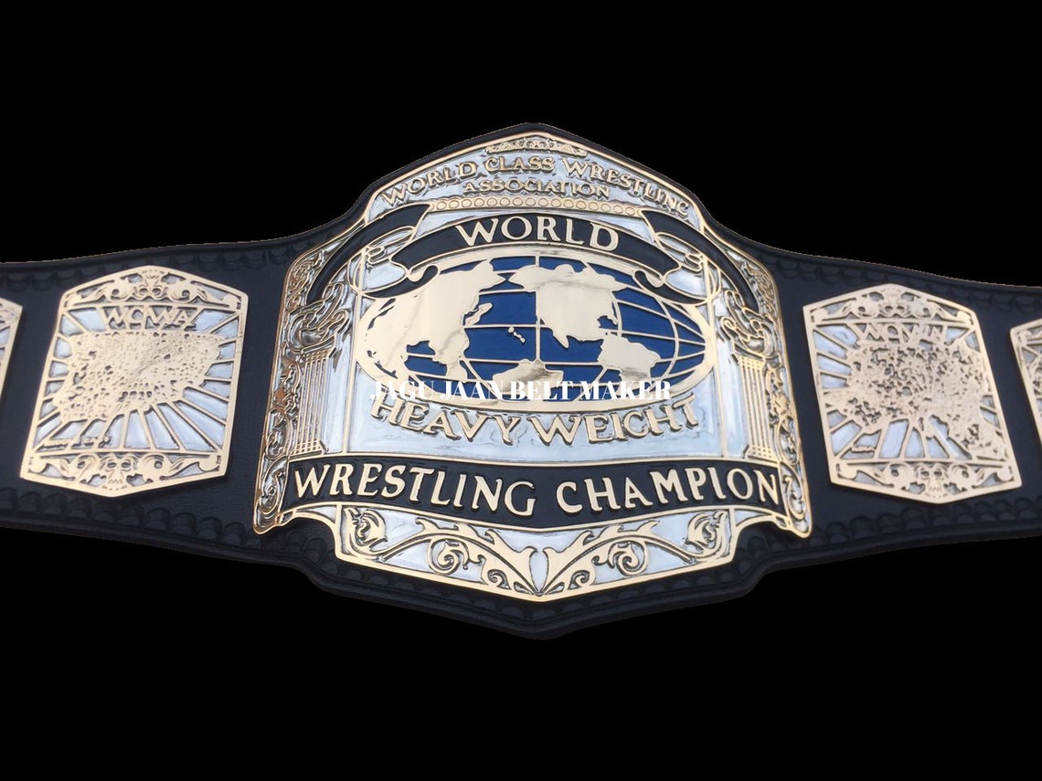 WCCW World Heavyweight Wrestling Championship Belt Adult - Etsy