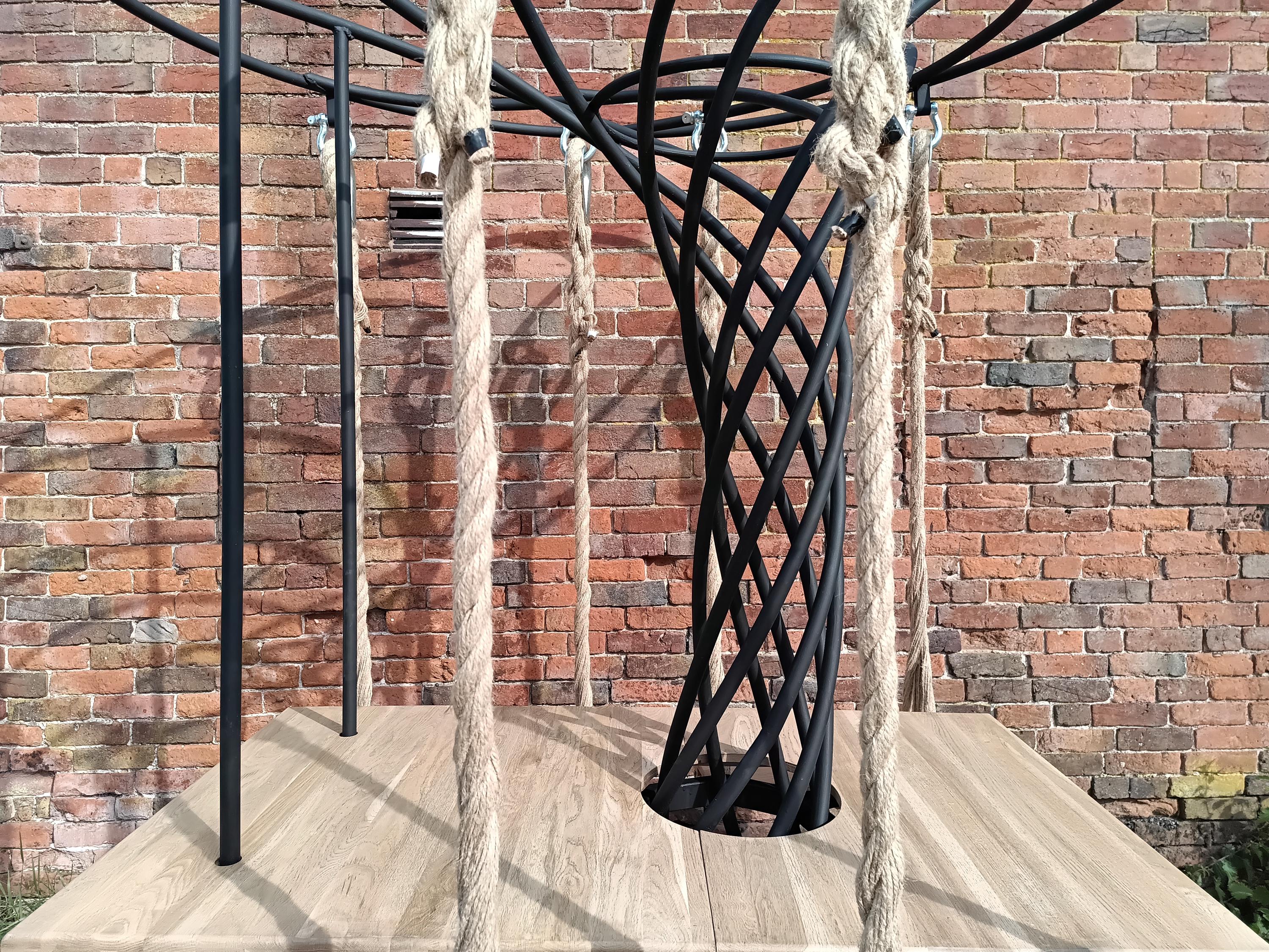 Metal Swing Picnic Table Handmade Bench Garden Table - Etsy