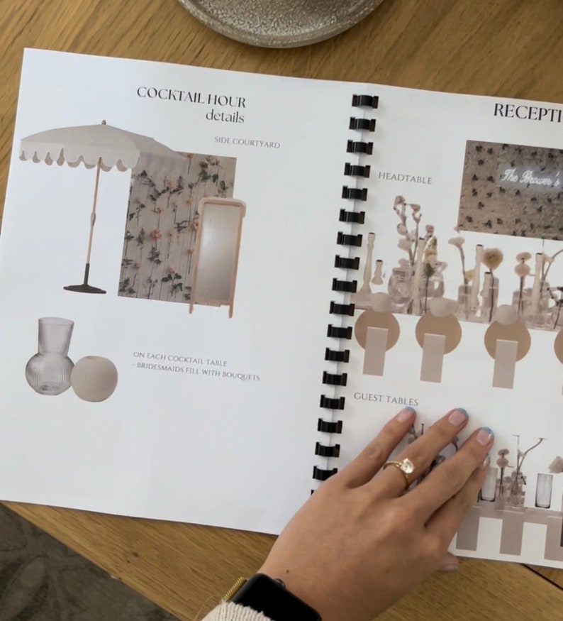 WEDDING DAY HANDOUT Template Booklet - Etsy