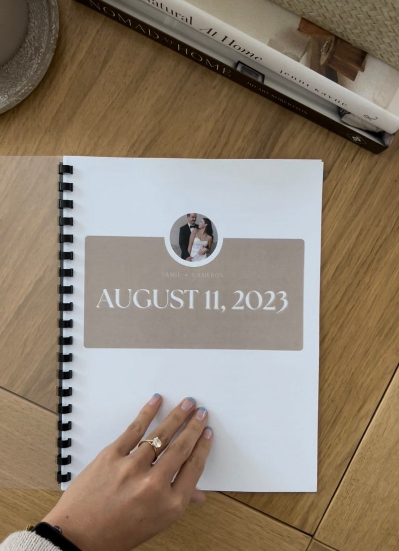 WEDDING DAY HANDOUT Template Booklet - Etsy