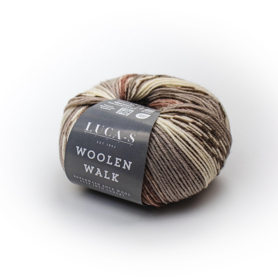 Luca-s 4 Ply Yarn for Sock Knitting, Merino Wool Yarn for Socks, 50g ...