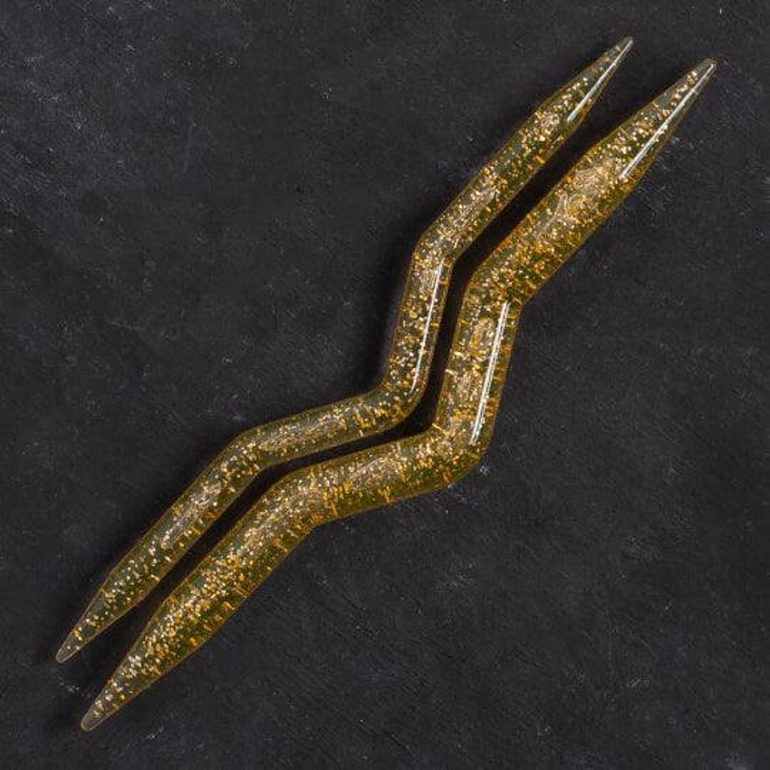 Addi Champagne Cable Stitch Needle - Etsy