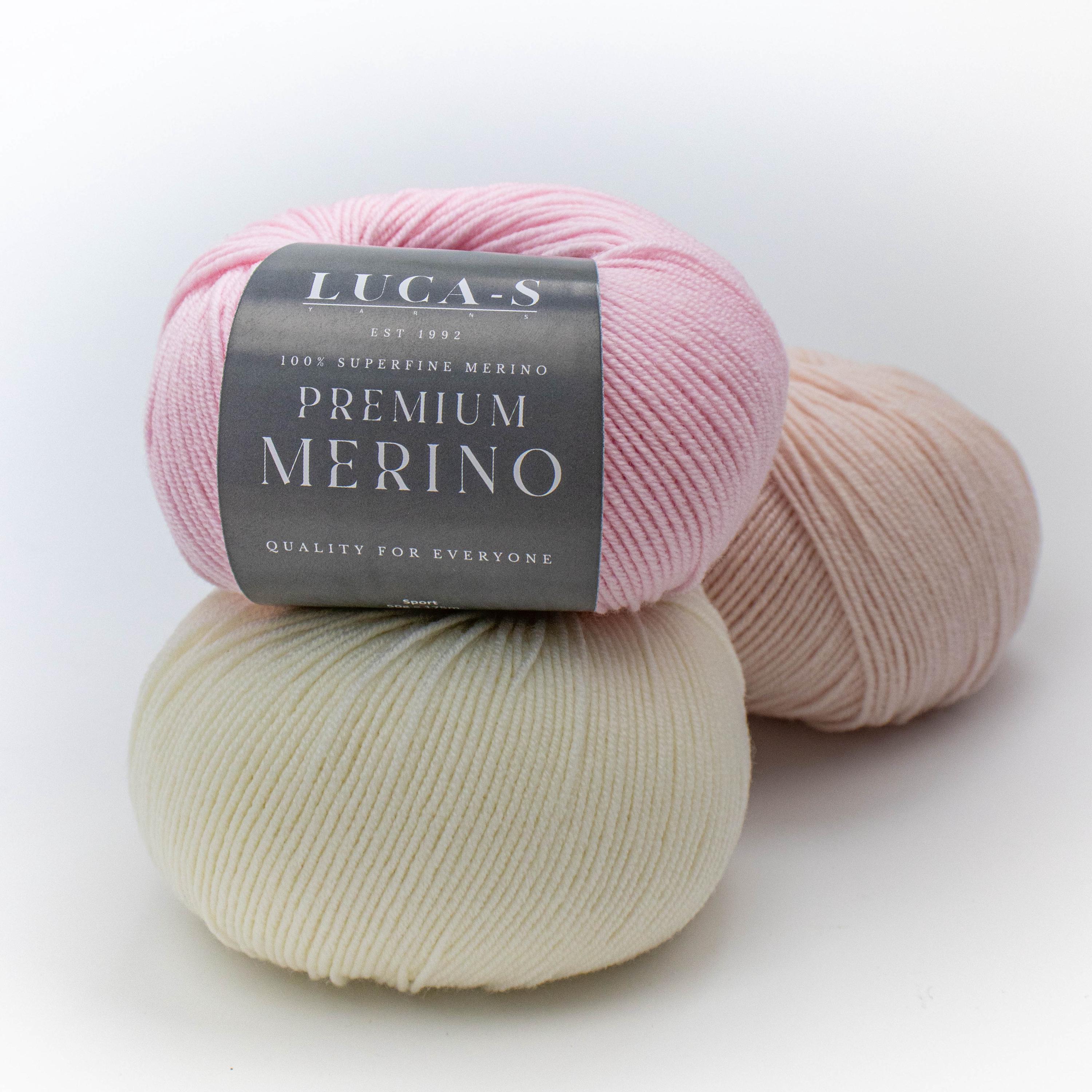 Premium Baby Merino Yarn, 4 Ply 100% Superfine Merino Wool, Knitting ...
